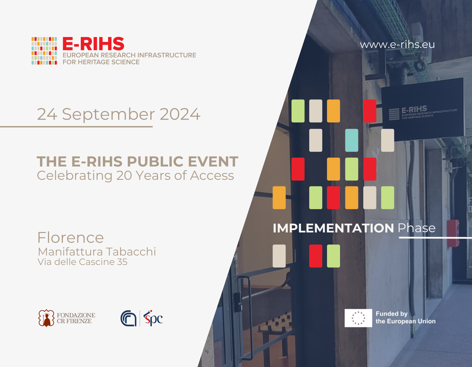 The E-RIHS Public Event: Celebrating 20 Years of Access - E-rihs