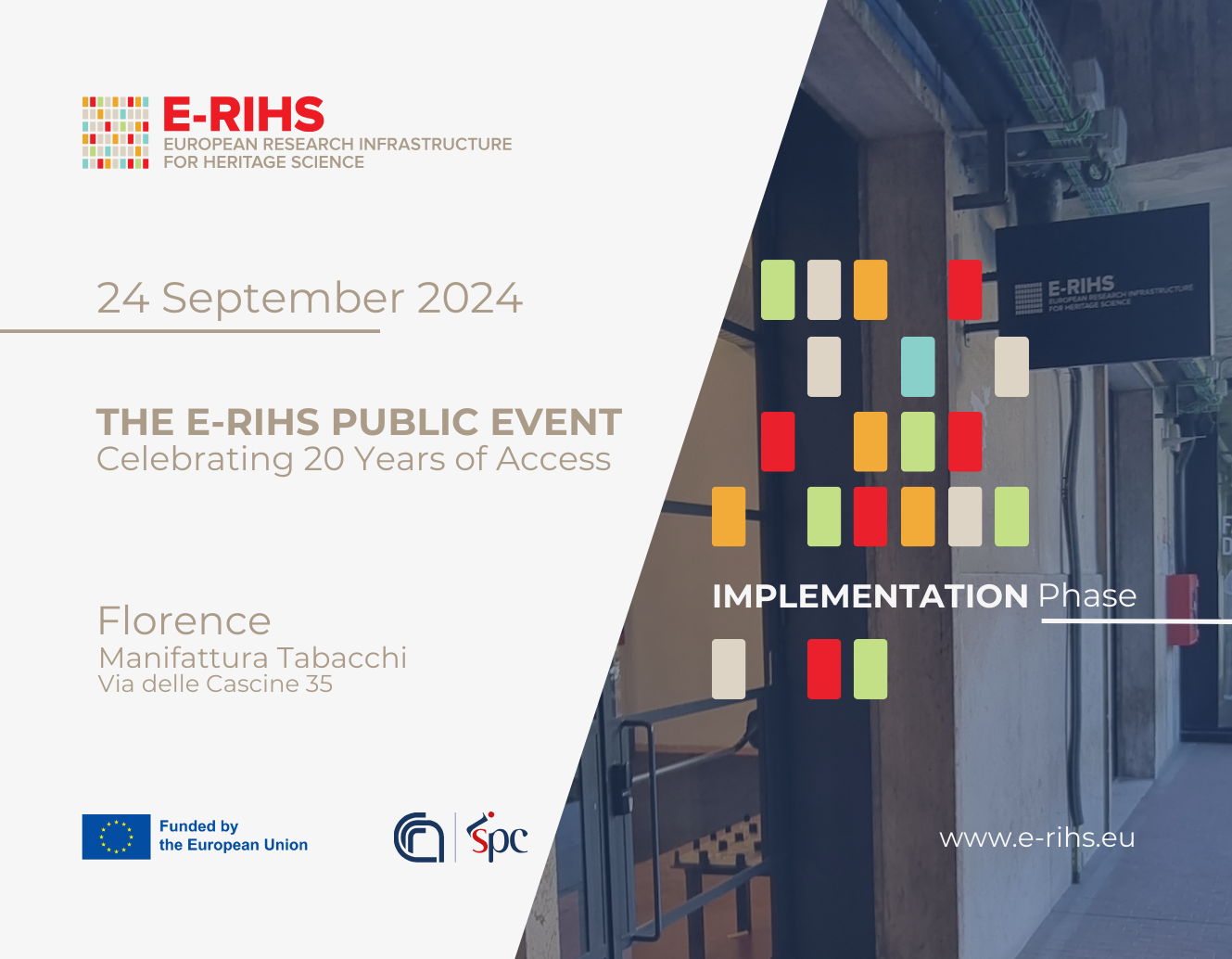 The E-RIHS Public Event: Celebrating 20 Years of Access - E-rihs